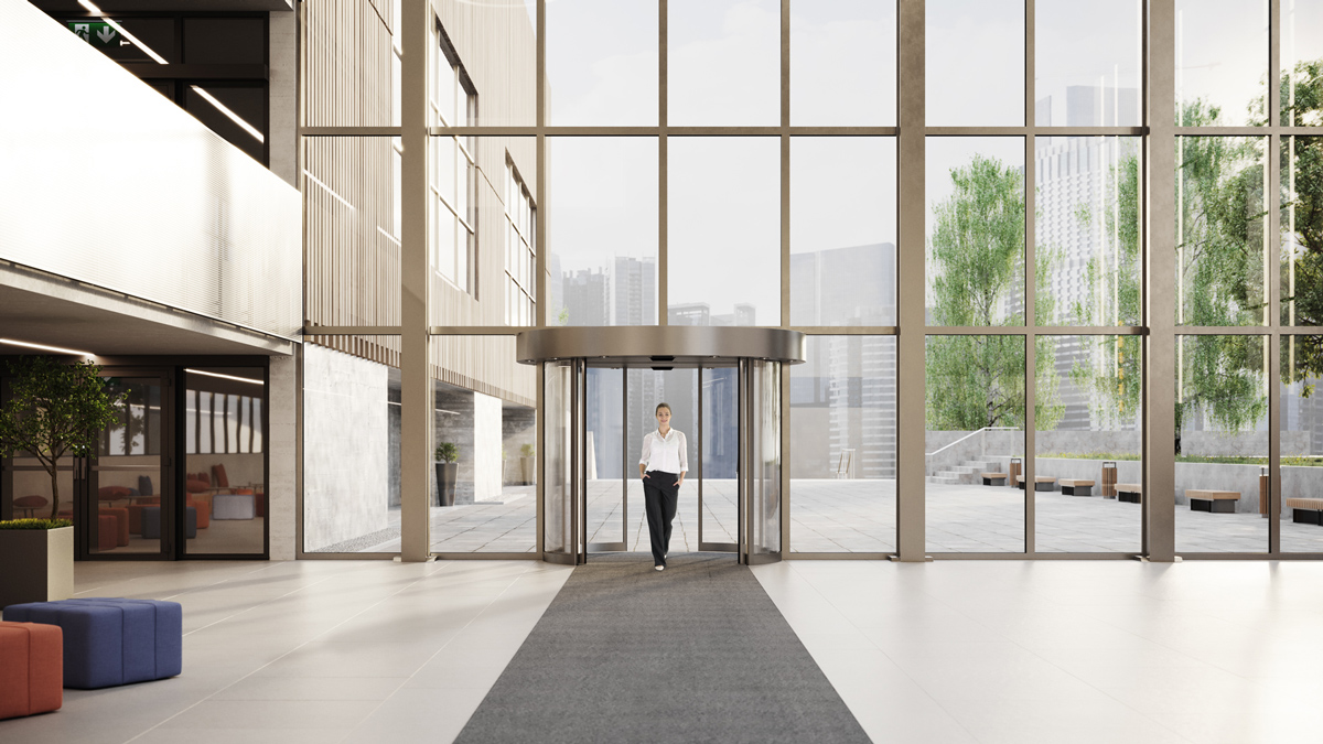 Case study: Curved automatic sliding doors | Doorson